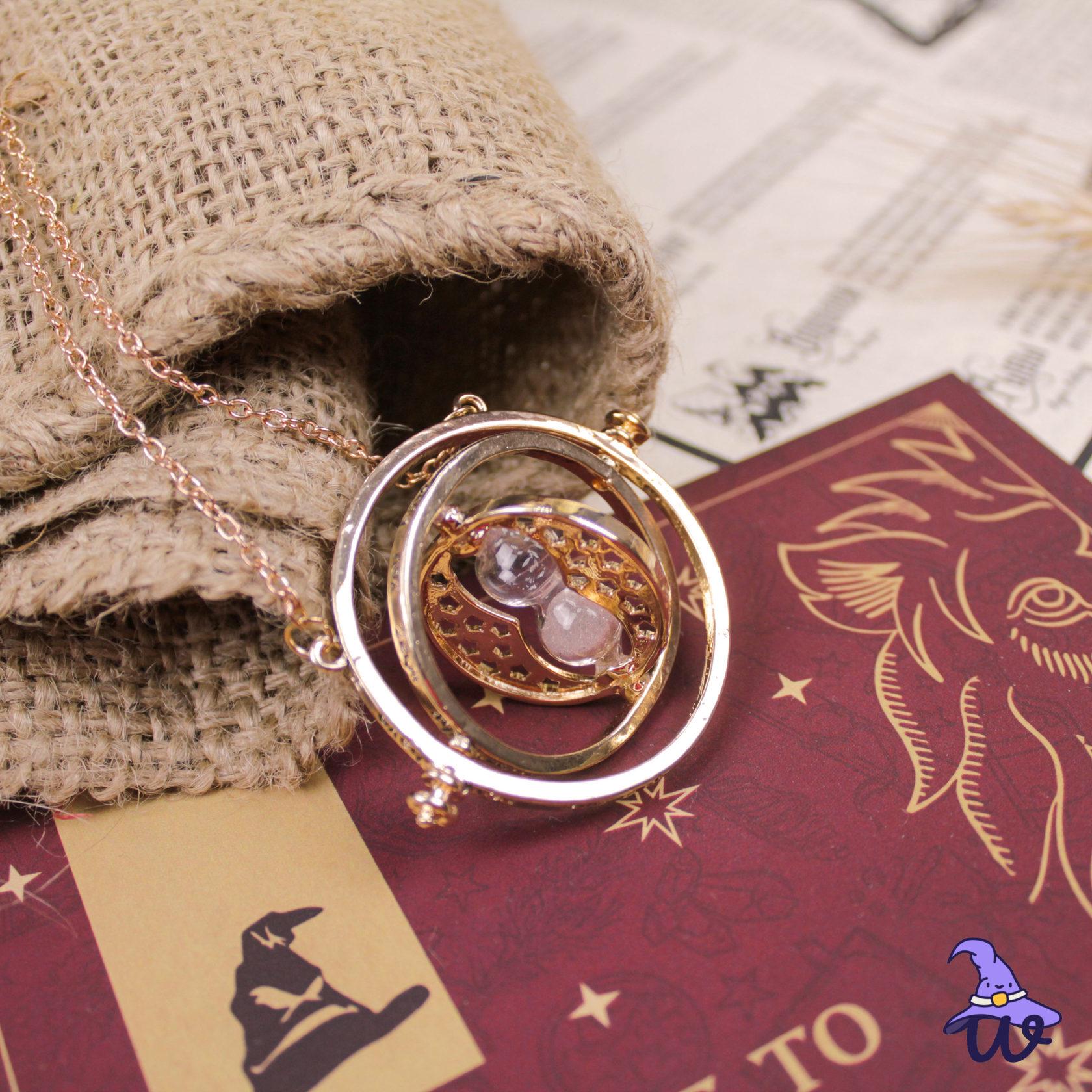 Time Turner Hermione Necklace, Hourglass Jewelry, Time Traveler Jewelry ...