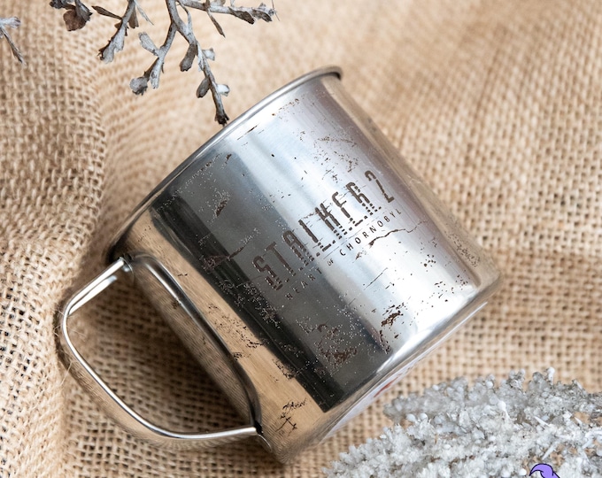 Metal Cup Stalker2 - S.T.A.L.K.E.R Metal Mug, Unique Gift for Gamers ...