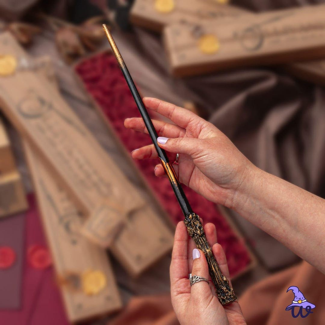 Handmade Wizards Wands, Magical Gift for Wizards, Wooden Wand, Legacy ...