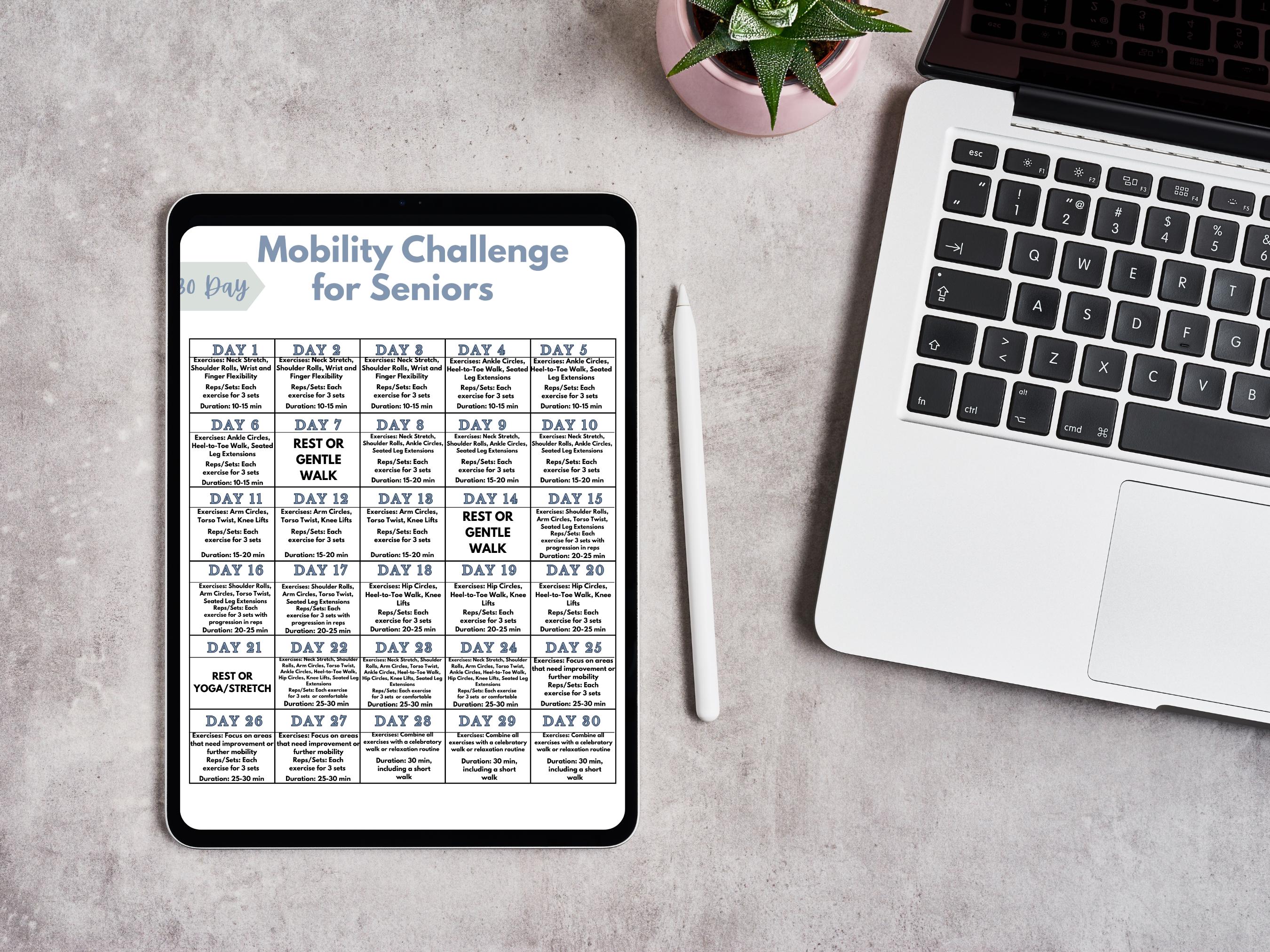 30-day Mobility Workout Plan for Seniors: Flexibility & Balance ...