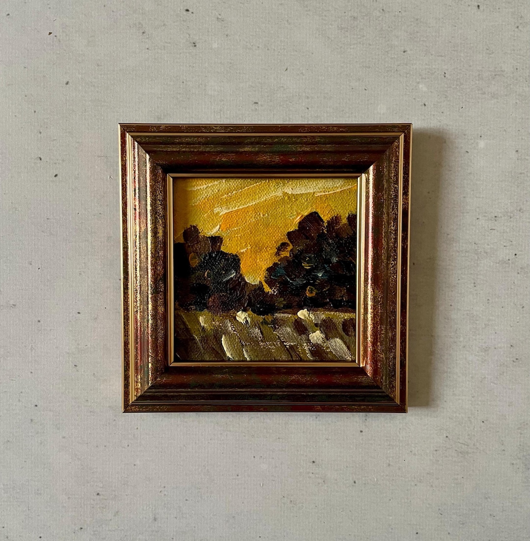 Oil Painting Miniature, Oil Painting Original, Original Oil Painting ...