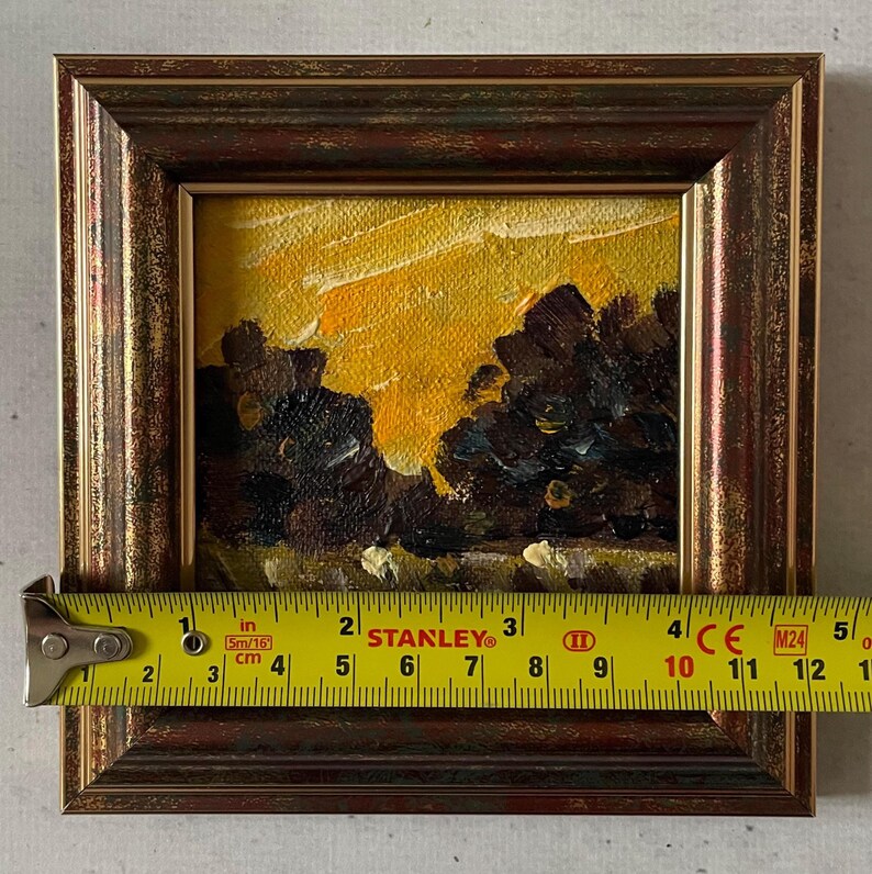 Oil Painting Miniature, Oil Painting Original, Original Oil Painting ...
