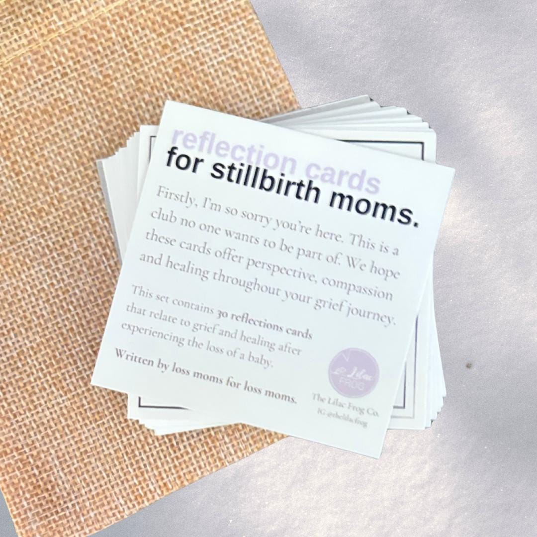Stillbirth Affirmation/reflection Support Cards: Gift for Mums/moms of ...