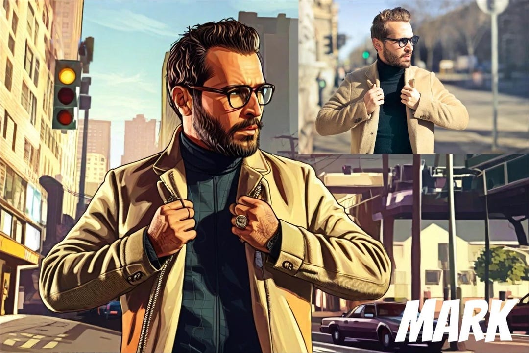 Personalized GTA V Portrait | Custom Drawing for Video Games | Custom ...