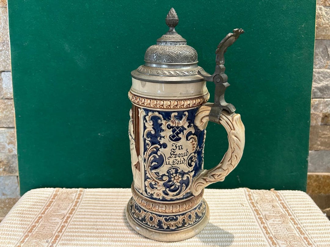 German Beer Mug, Collectible, Year 1897 - Etsy