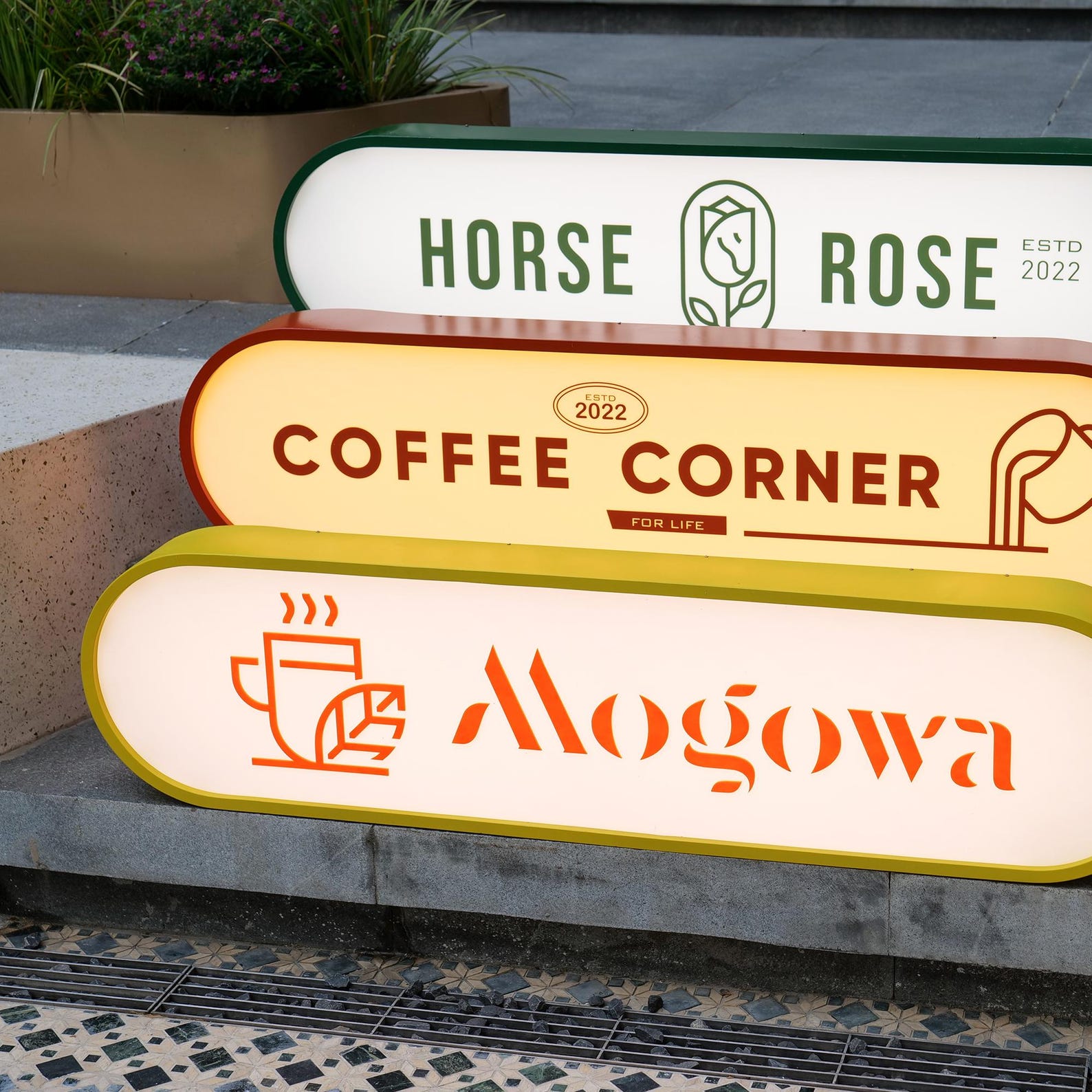 Custom Acrylic Light Box, Business Custom Logo Sign, Restaurant Cafe ...