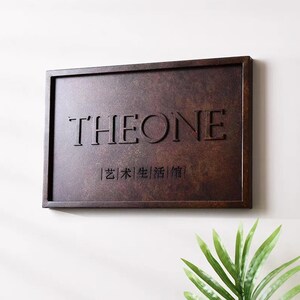 Custom Vintage Metal Sig, Metal Distressed Sign, Personalized Metal ...