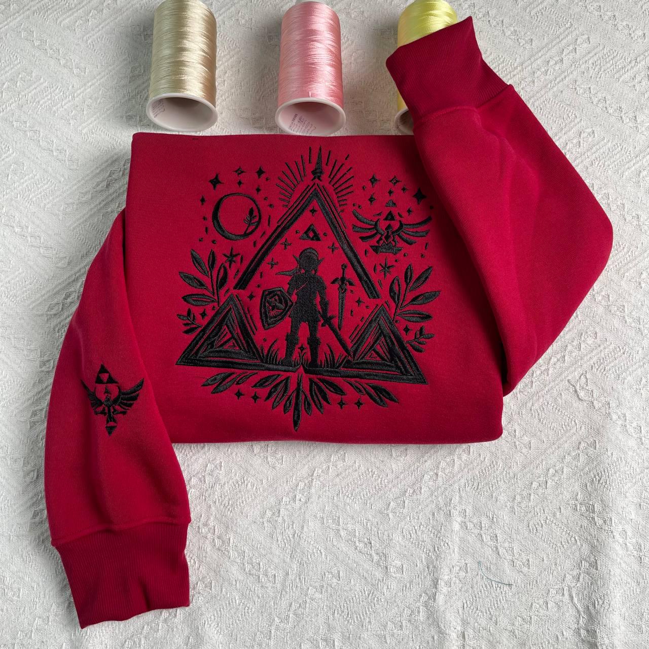 Legend of Zelda Embroidered Sweatshirt, Breath of the Wild Hoodie ...
