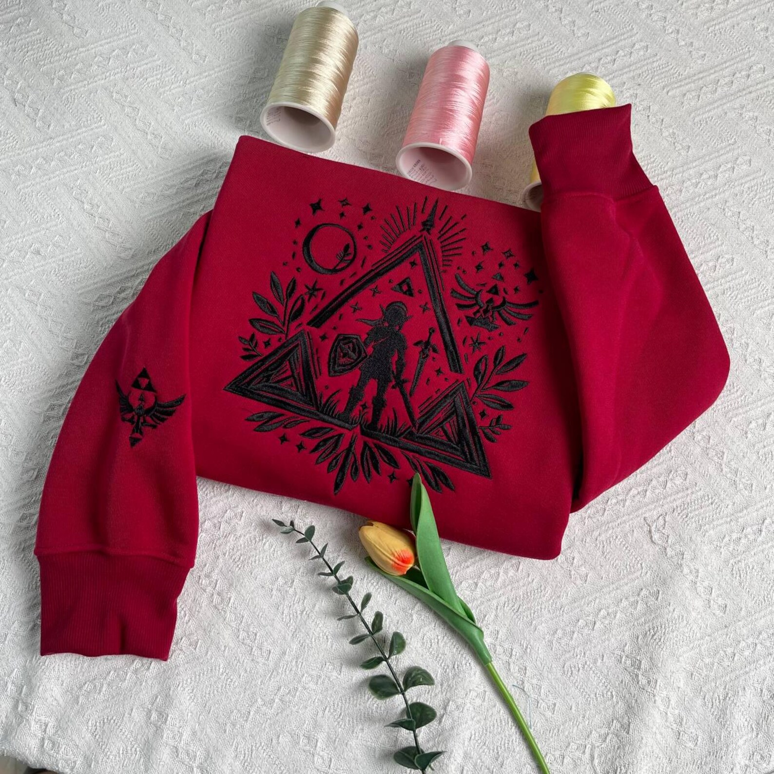 Legend of Zelda Embroidered Sweatshirt, Breath of the Wild Hoodie ...