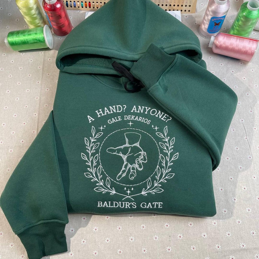 Gale Baldur's Gate 3 Sweatshirt, Embroidered BG3 Dark Urge Design, Gale ...