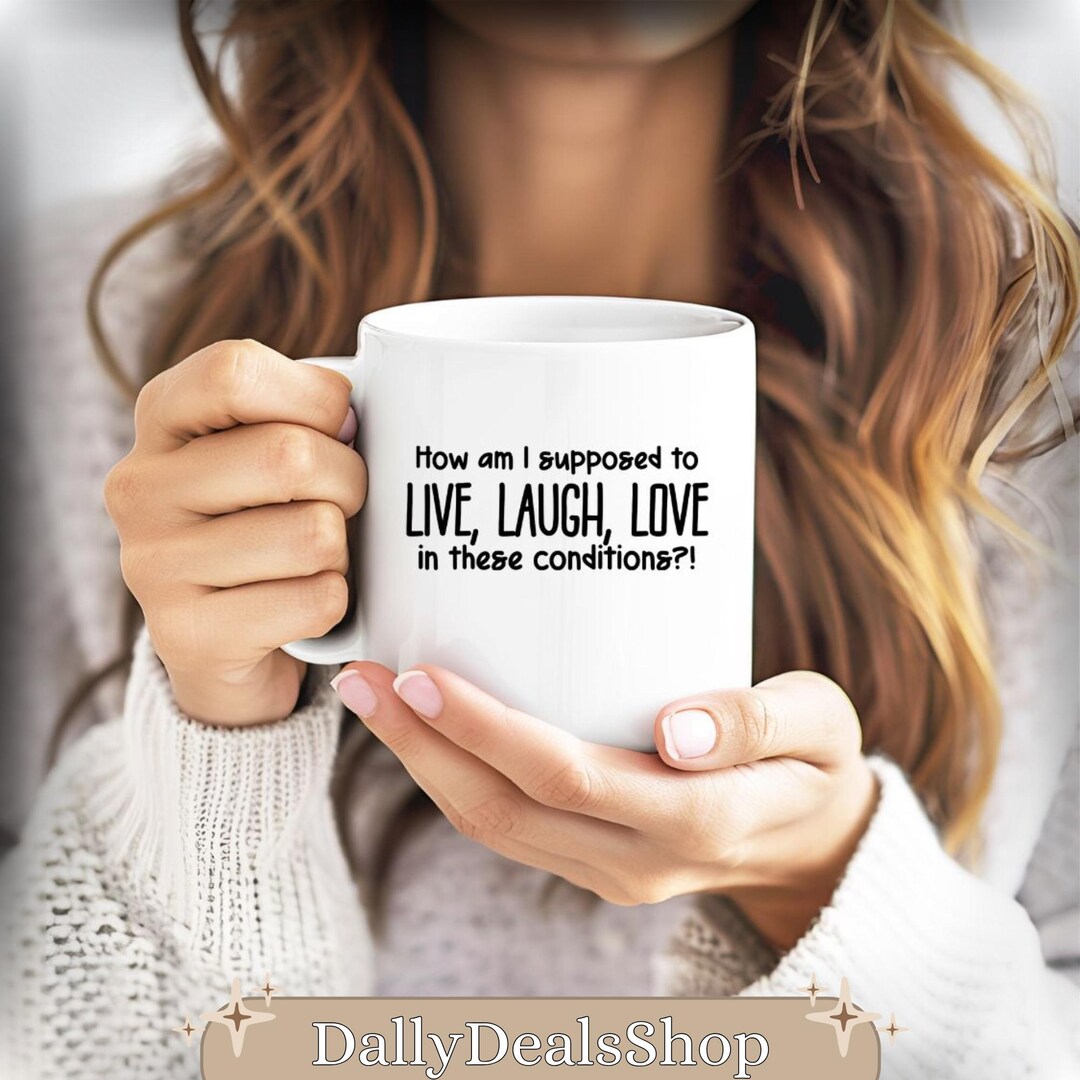 Live, Laugh, Love Mug, Inspirational, Cute Mug, Friendship Gift, Family ...