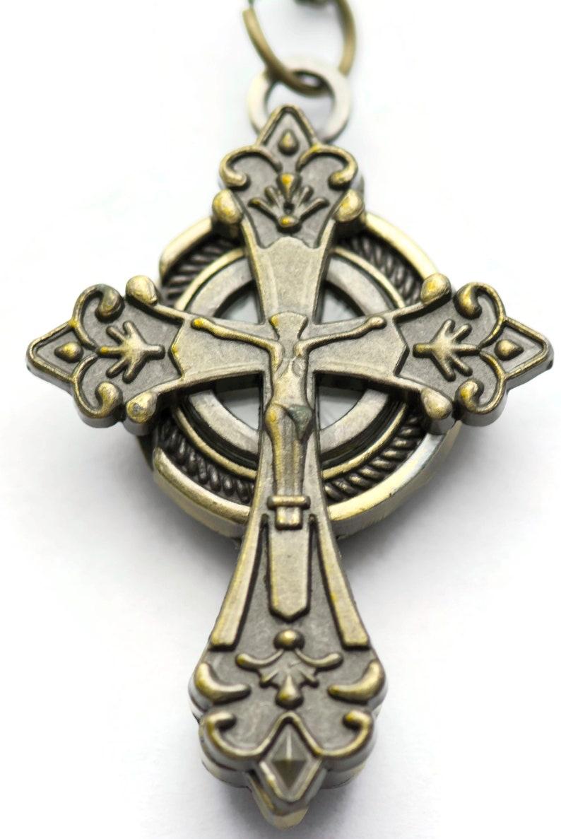 Carved Cross Pocket Watch Necklace Chain Necklace Watch - Etsy