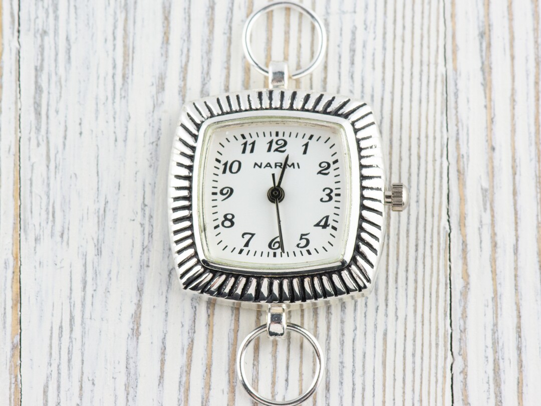 Groovy Square Watch Face | White Watch Face | Wrist Watch Face | Ladies ...