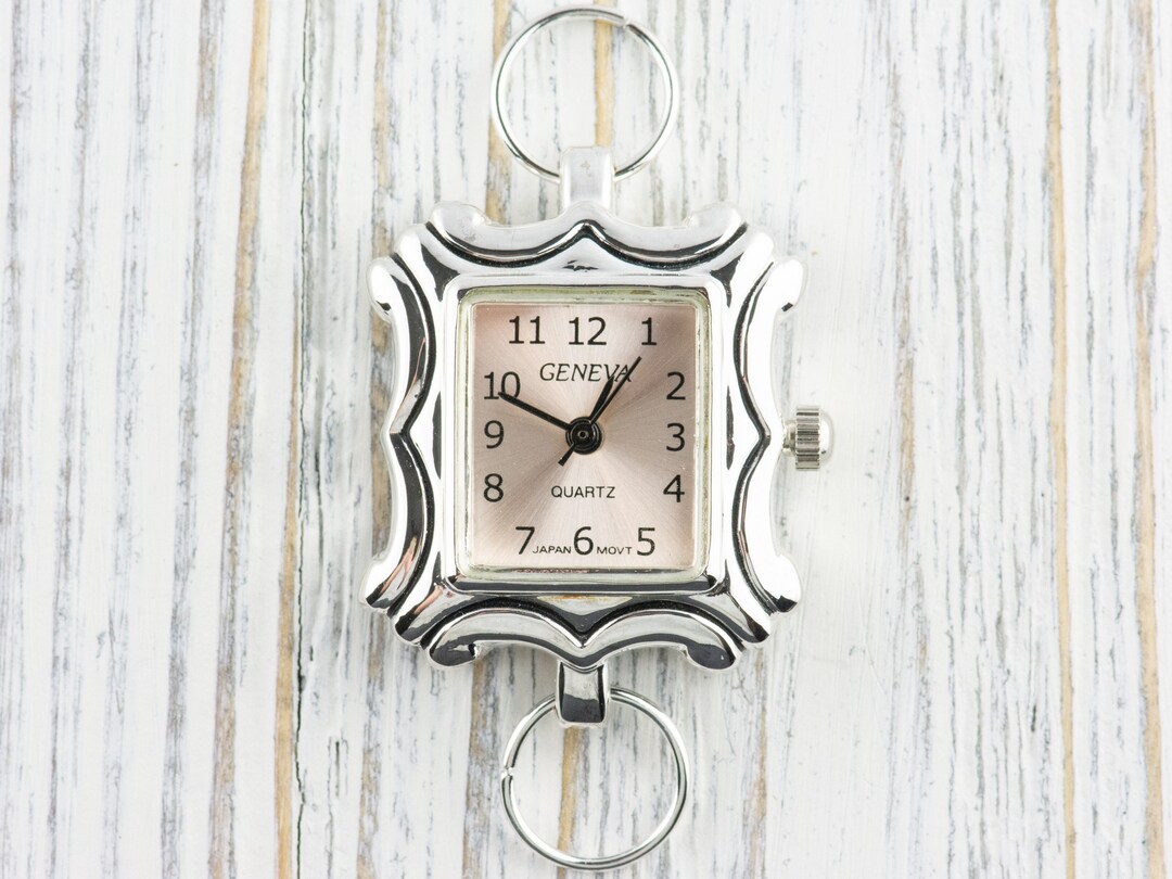 Pink Square Watch Face, Beading Watch Face, Jewelry Watch Face ...