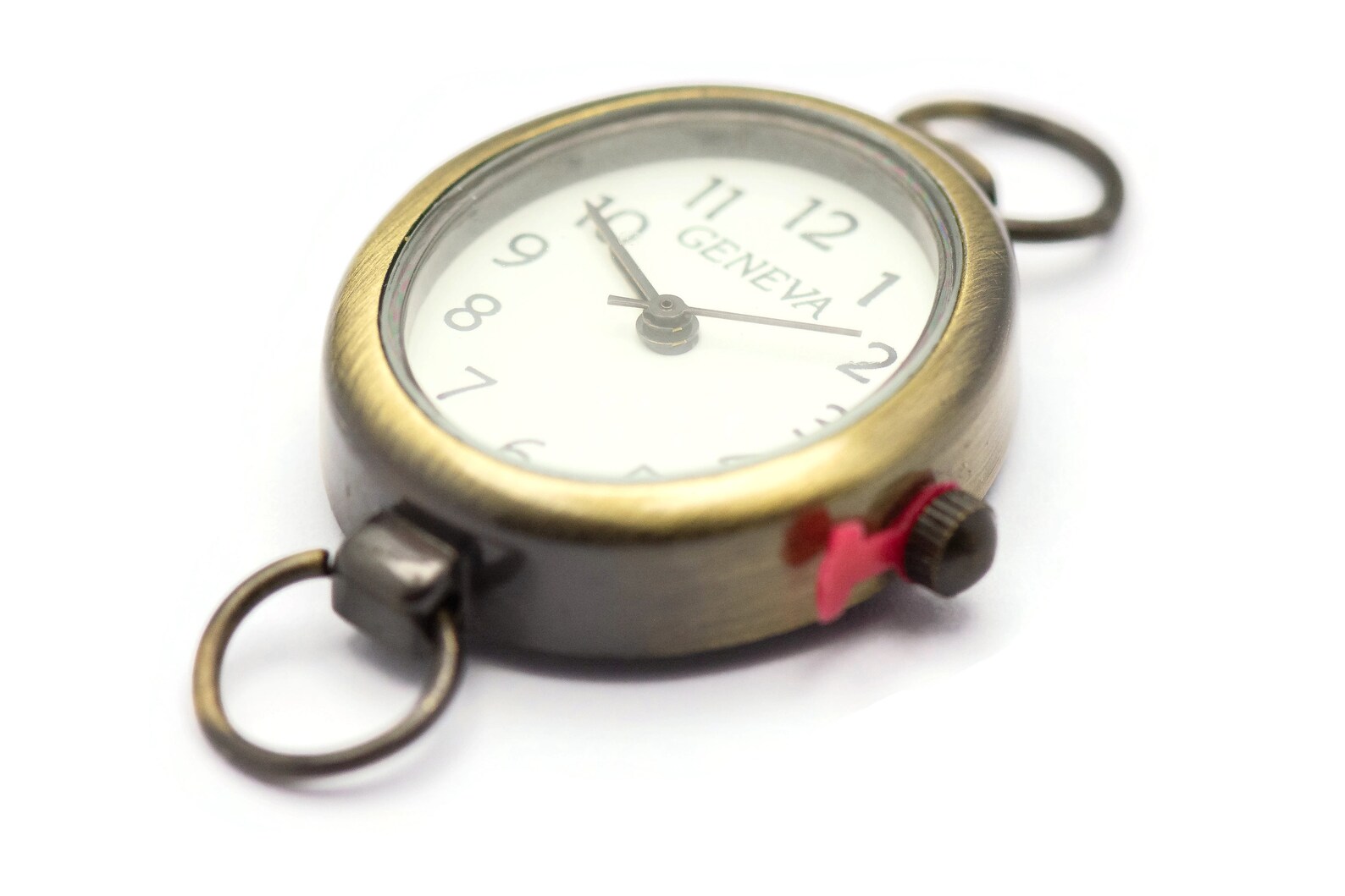 Antique Gold Oval Watch Face White Face Watch Beading Watch - Etsy