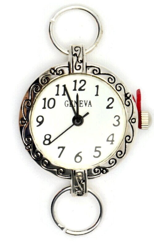 White Watch Face Round Watch Face Wrist Watch Face Silver - Etsy