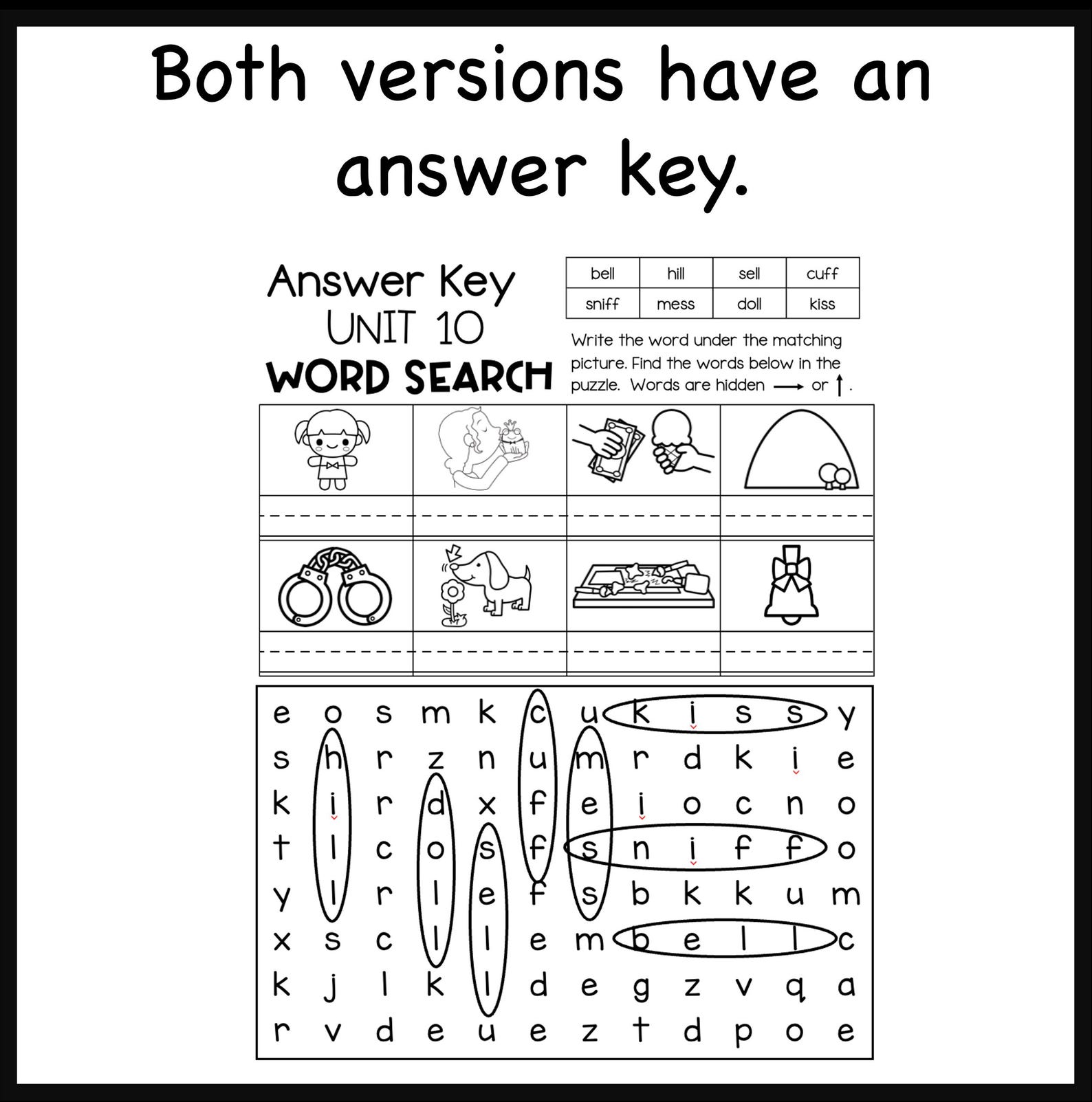 1st Grade Letterland Word Searches Units 1-27 - Etsy