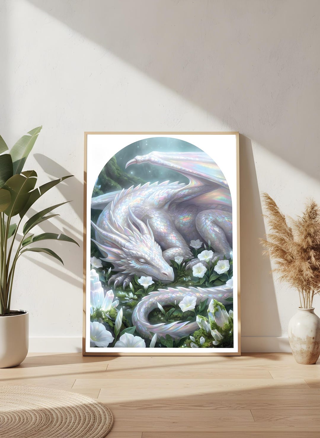 Digital Poster – White Dragon | Romantasy Poster | Inspired by When the ...