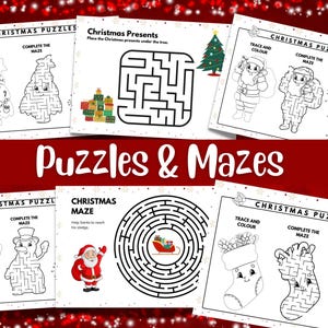 40 Printable Christmas Activities, Christmas Activity Bundle, Kid's ...