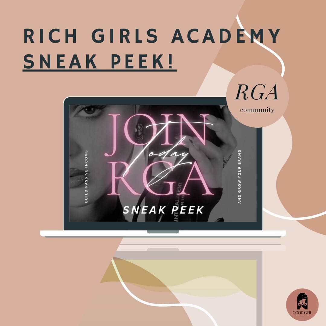 Sneak Peek Guide to Rich Girls Academy MRR Community | Digital Download, Get a Sneak Peek Inside ...