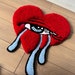 Crying Heart 3D Tufted Rug , Handmade Tufting Rug, Fluffy Rugs - Etsy
