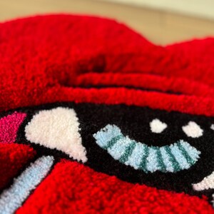Crying Heart 3D Tufted Rug , Handmade Tufting Rug, Fluffy Rugs - Etsy