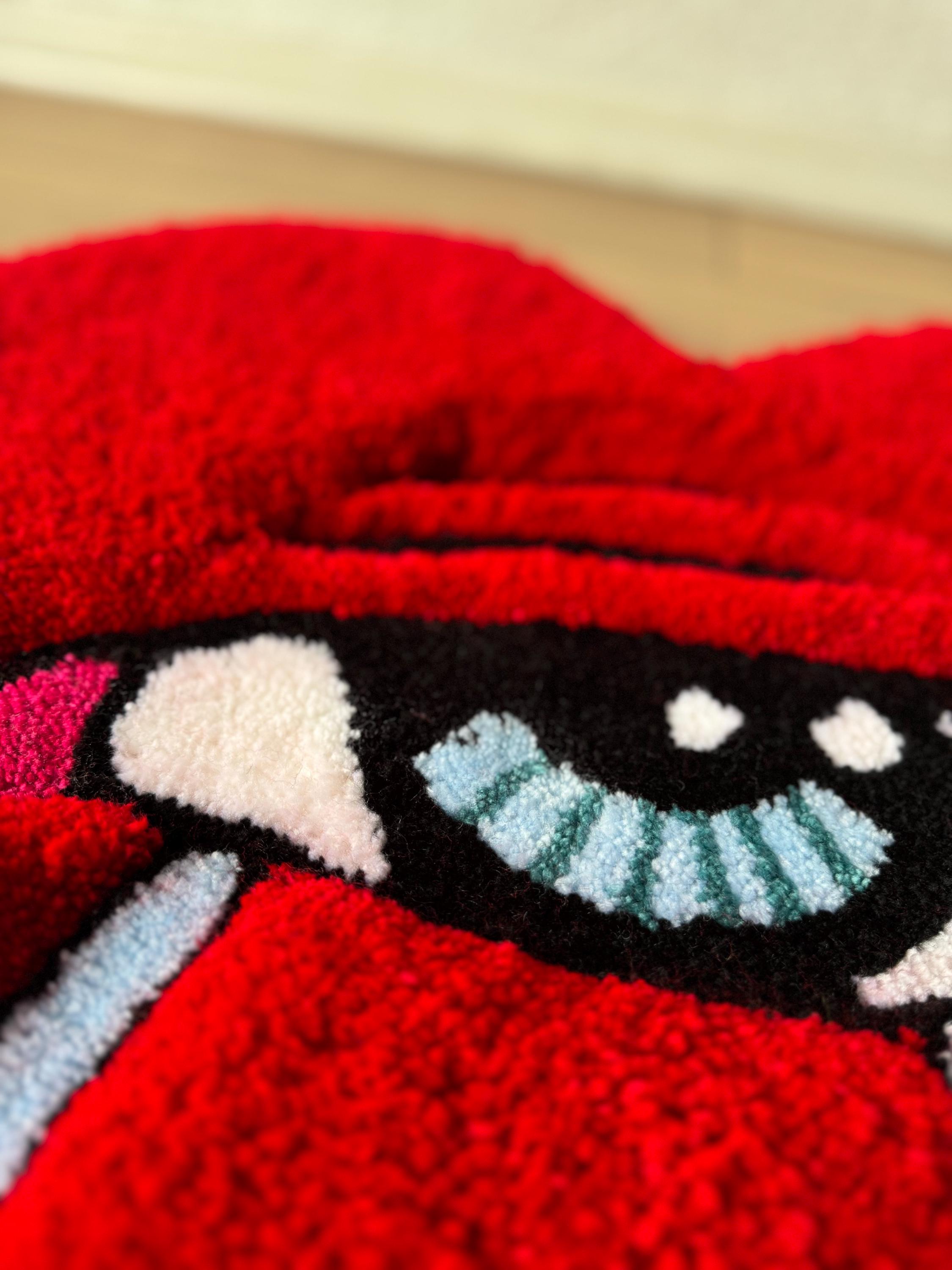 Crying Heart 3D Tufted Rug , Handmade Tufting Rug, Fluffy Rugs - Etsy