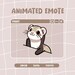 Cute Ferret Emotes / Pack X 6 / Cute Emotes / Twitch and Discord - Etsy