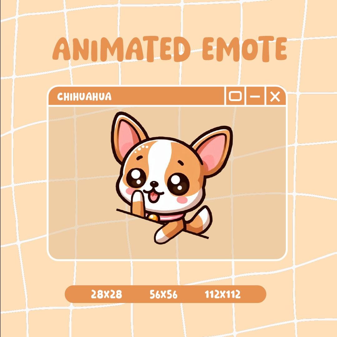 Bongo Chihuahua / Animated Dog Emote / Emotes for Twitch and Discord - Etsy