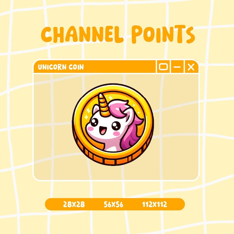 Unicorn Coin Emote / Channel Points / Emotes for Twitch and Discord - Etsy