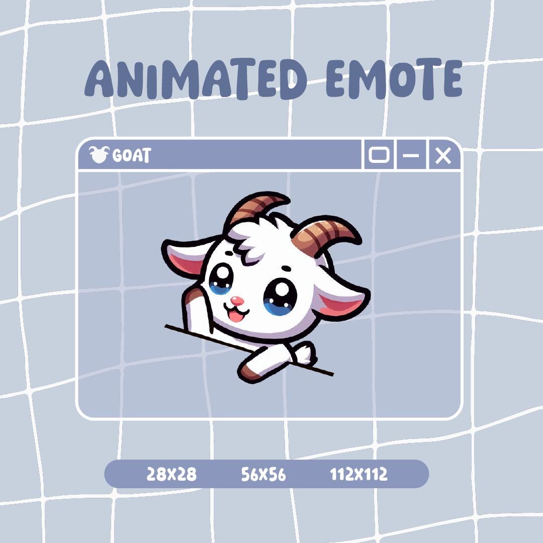 Bongo Goat Emote / Animated Emote / Emotes for Twitch and Discord - Etsy