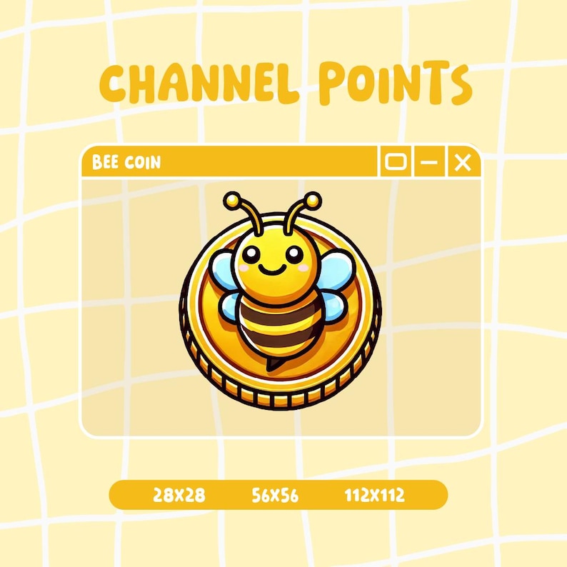 Bee Coin Emote / Channel Points / Emotes for Twitch and Discord - Etsy
