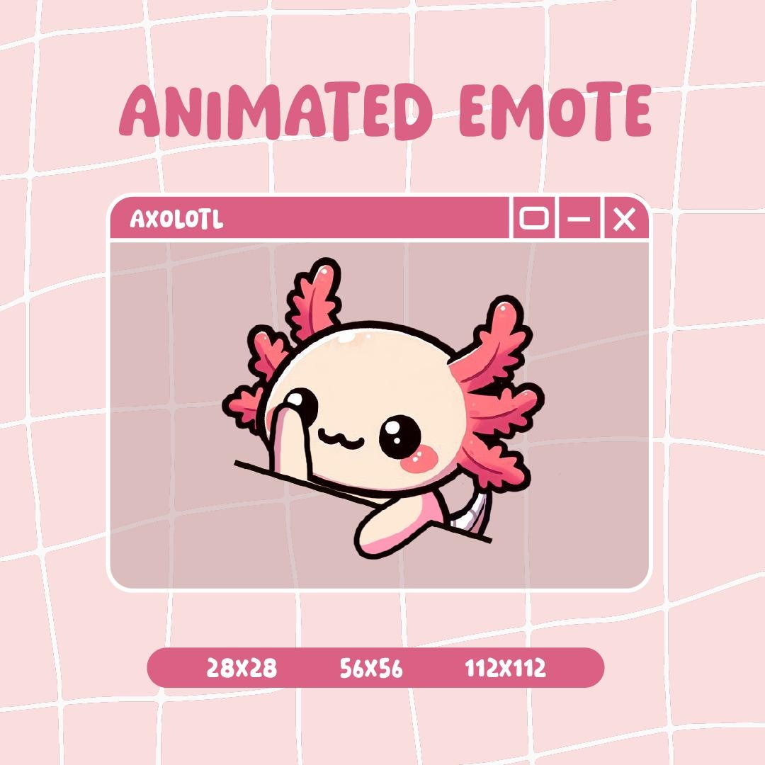 Bongo Axolotl Emote / Animated Emote / Emotes for Twitch and Discord - Etsy