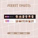 Cute Ferret Emotes Pack, Twitch & Discord (digital Download) - Etsy