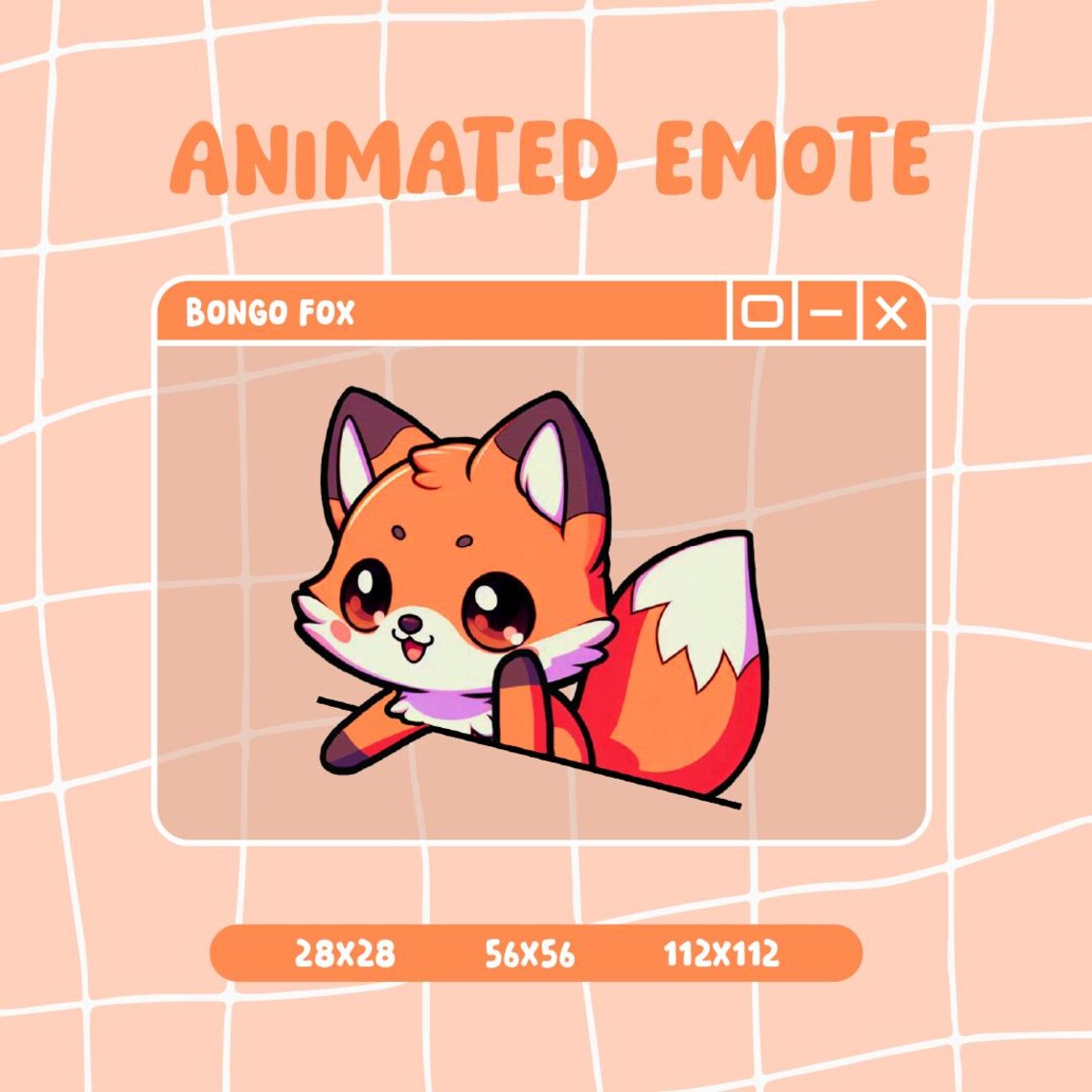 Bongo Fox Emote / Animated Emote / Emotes for Twitch and Discord - Etsy