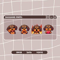 White Dog Twitch Emotes - 11 Chibi Dogs - 2 Eye Colors | Streamer ...