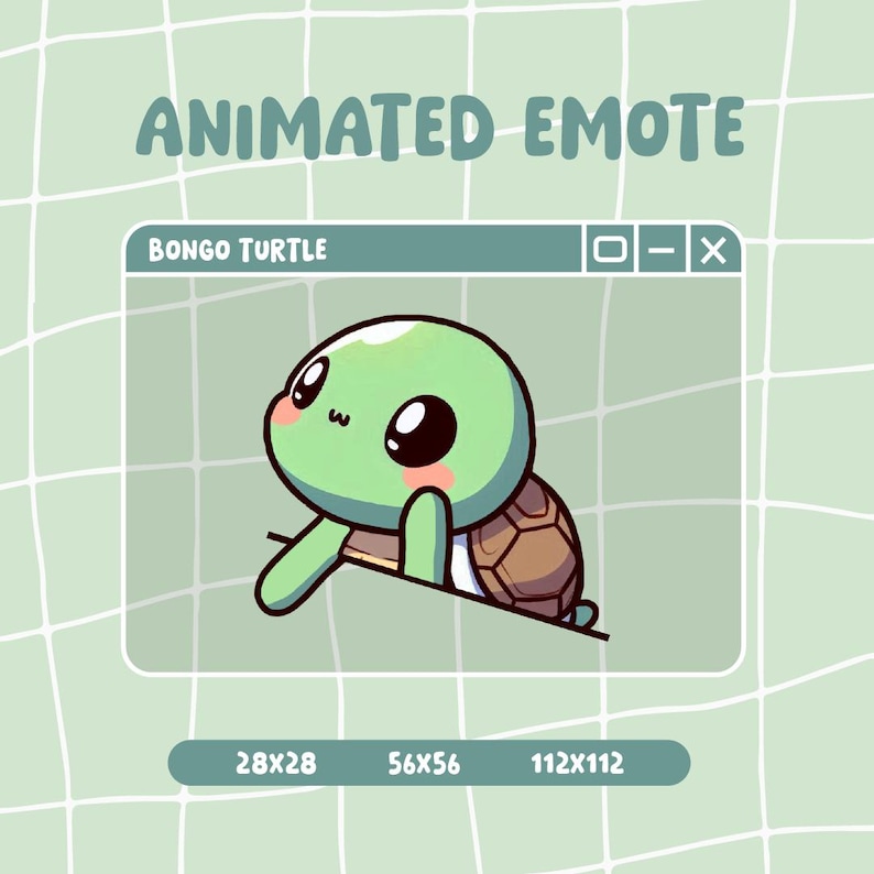 Bongo Turtle Emote / Animated Emote / Emotes for Twitch and Discord - Etsy