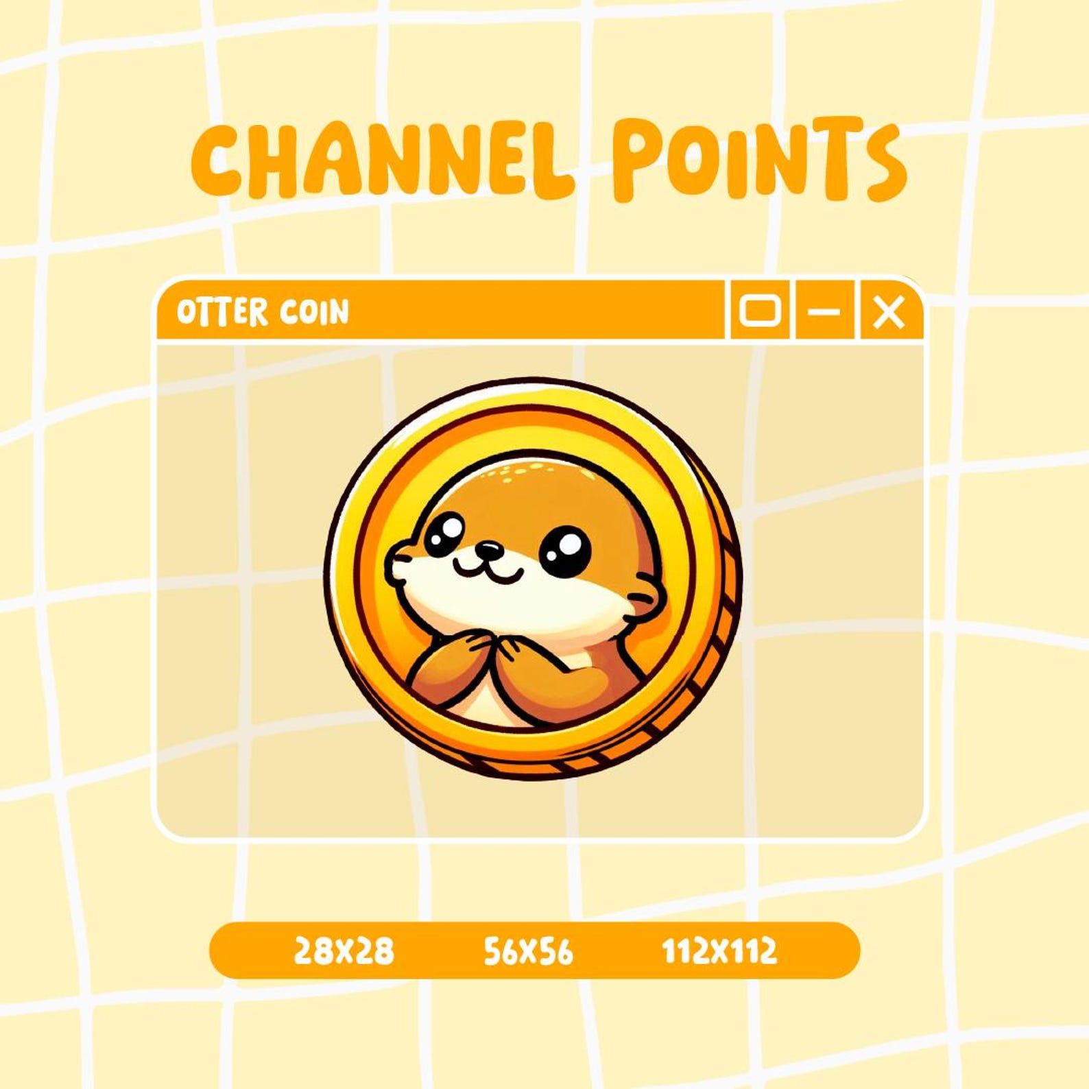 Otter Coin Emote / Channel Points / Emotes for Twitch and Discord - Etsy