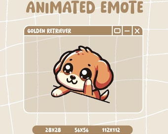 Golden Retriever Bongo Animated Emote | Golden Retriever Bongo Emote ...