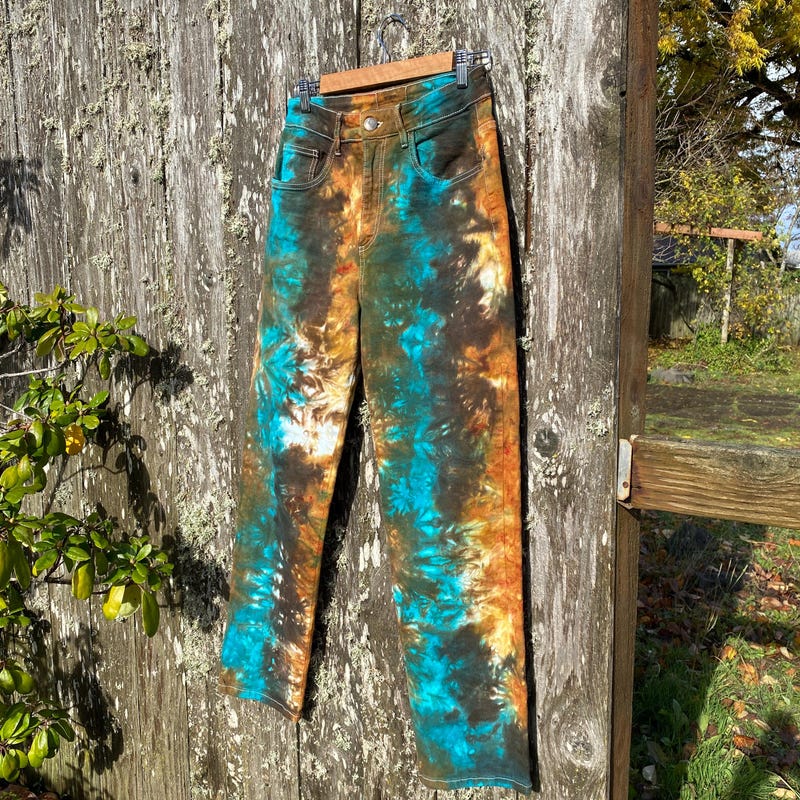 Abstract Jeans - Etsy