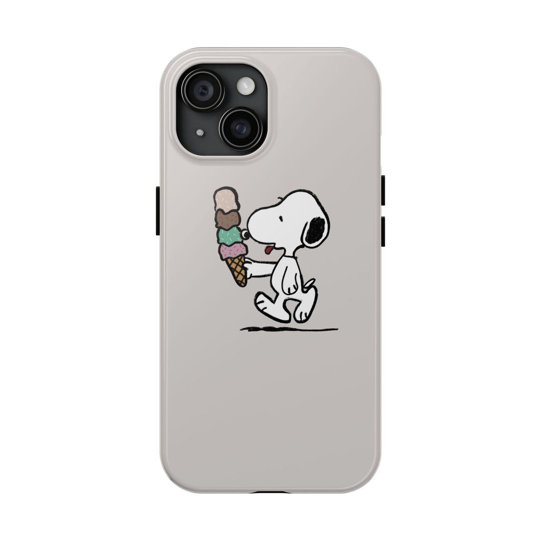 Snoopy Inspired Tough Phone Case, Peanuts Phone Covers, Minimalistic ...