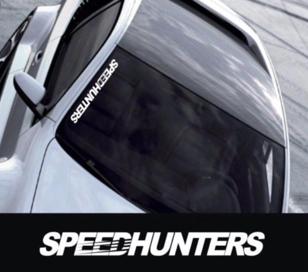 SPEEDHUNTERS Vinyl Decal Sticker, Speedhunters, Sticker for Windshield ...