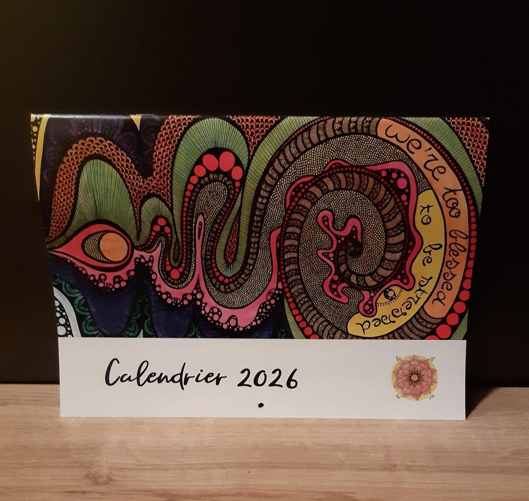 2026 Wall Calendar - Bright Artist, Joyful, Original, Positive ...