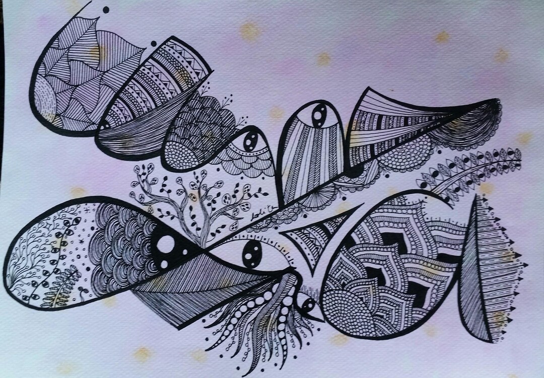 Reproduction of a Magical Sigil Drawing, Hidden Phrase, Positive ...