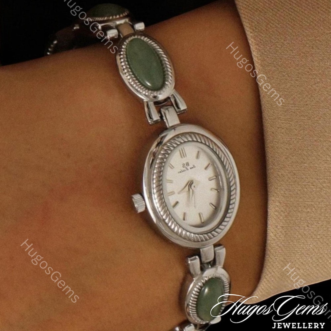 Women's Gemstone Watches, Vintage Women's Watches, Women's Silver ...