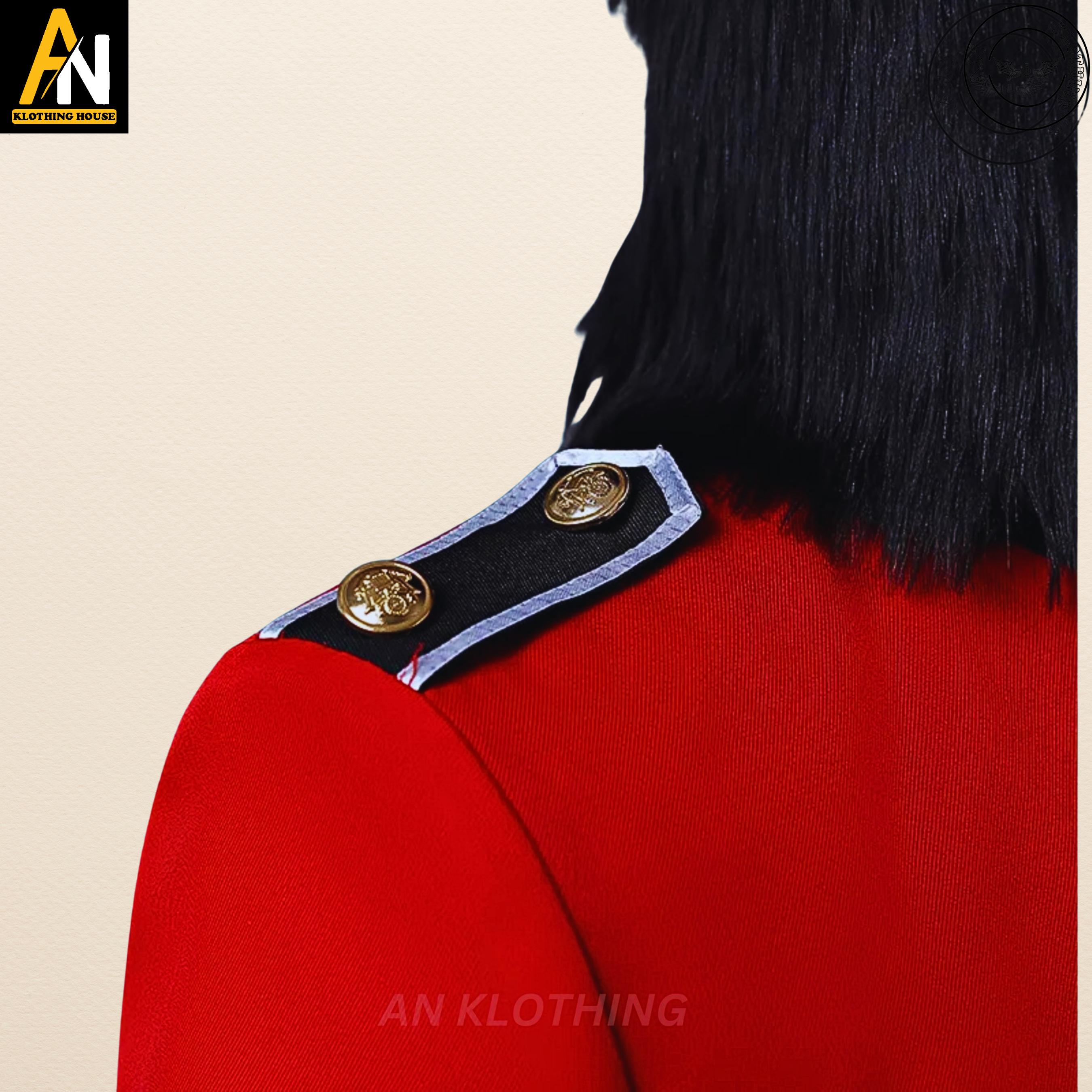 British Uniform Royal Guard Soldier Costume Mens Fancy Dress Outfit ...