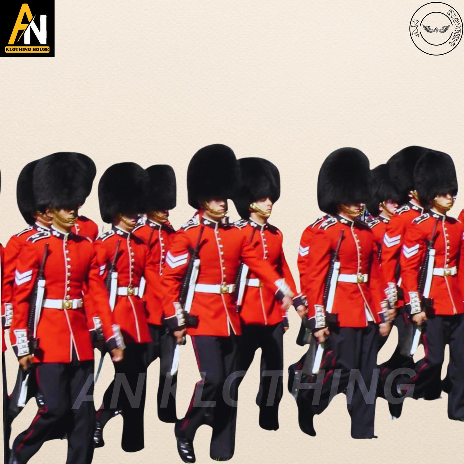 British Uniform Royal Guard Soldier Costume Mens Fancy Dress Outfit ...