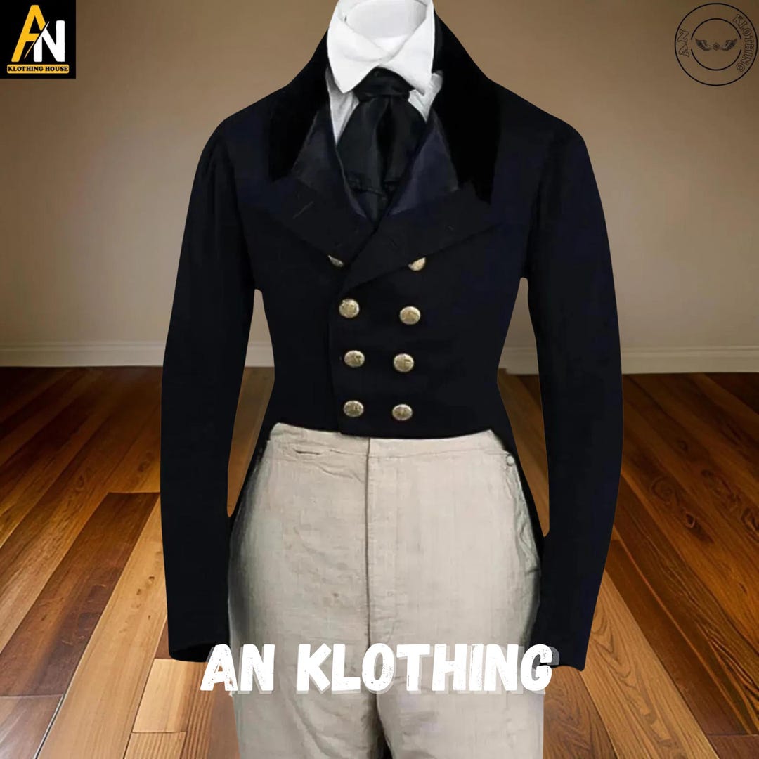 Brand New Custom Made Men's Regency Jacket - 18th Century Men's Regency ...
