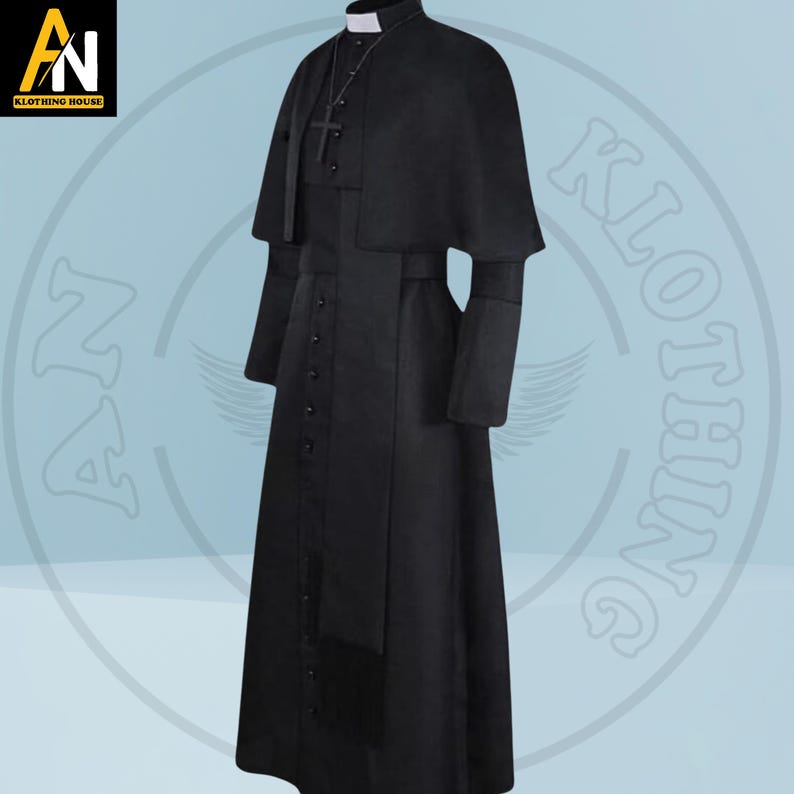 AN Klothing Special Custom Bishop Clergy Cassock Traditional Roman ...