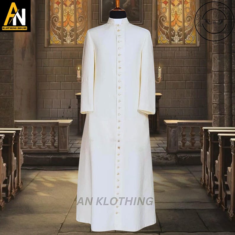 Limited Edition Catholic Priest Cassock - Traditional Clergy Vestment ...